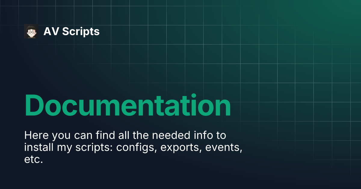 Documentation | AV Scripts