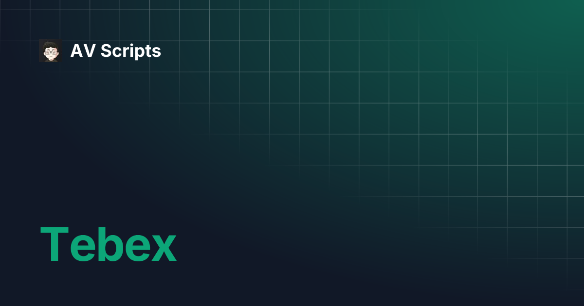 Tebex | AV Scripts