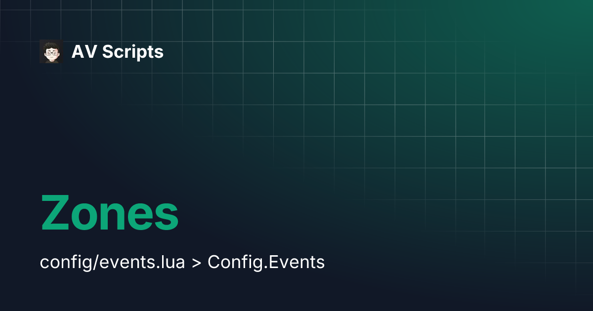 Zones | AV Scripts