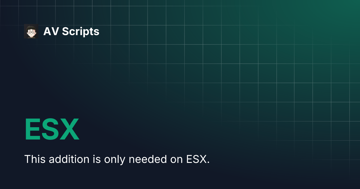 ESX | AV Scripts